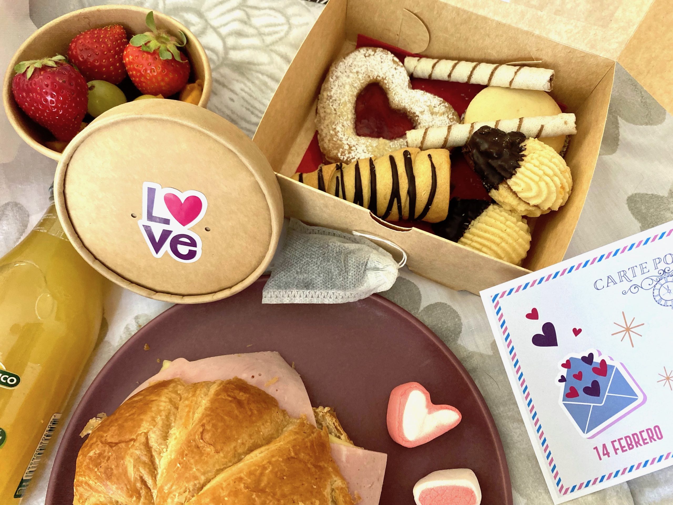 DESAYUNO SAN VALENTIN PARA DOS - Desayunos a domicilio maipu