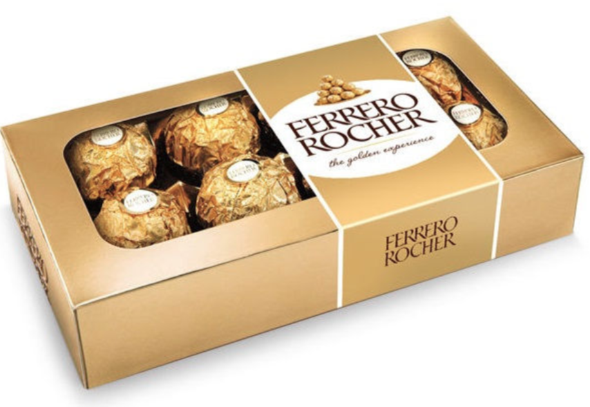 Chocolate ferrero 8 unidades - Desayunos a domicilio maipu